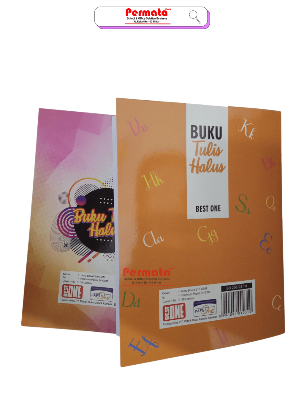 Jual Buku Tulis Halus BEST ONE 38 Lembar 1 Pack isi 10 Pcs Buku Tegak ...
