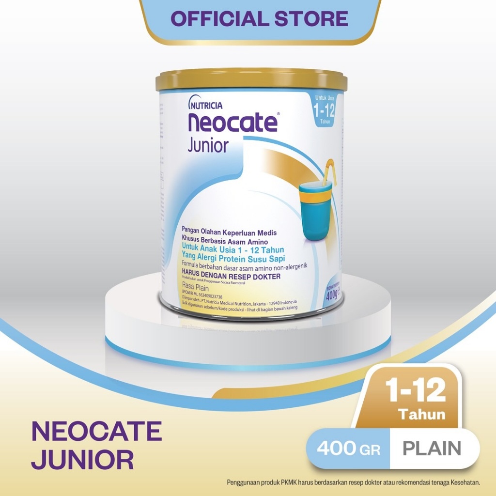Jual Neocate Junior 400 g - Susu Formula Alergi Susu Sapi 1-12 Tahun ...