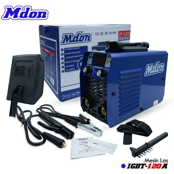 Jual FULL SET !!! Mesin Las MDON JP-120 / 450 Watt Inverter Trafo Las ...