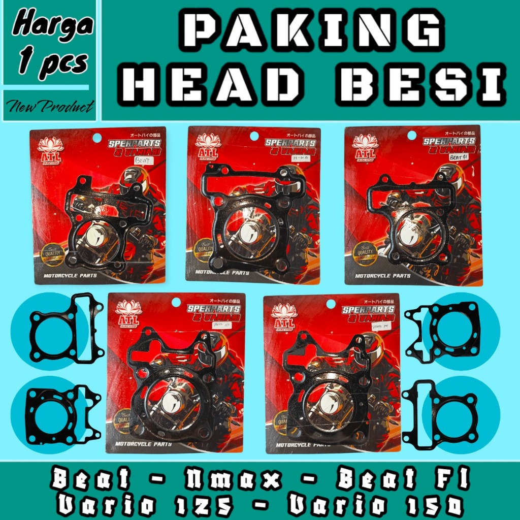 Jual Paking head besi atl racing gasket cylinder head paking head beat ...