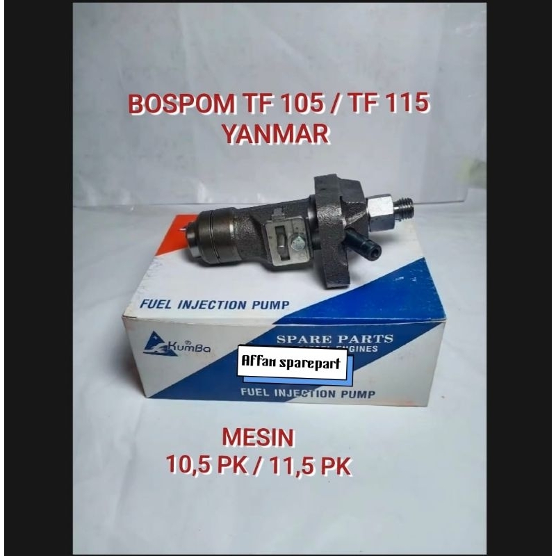 Jual BOSPOM MESIN YANMAR TF 105 / TF 115 FUEL INJECTION PUMP ASSY ...