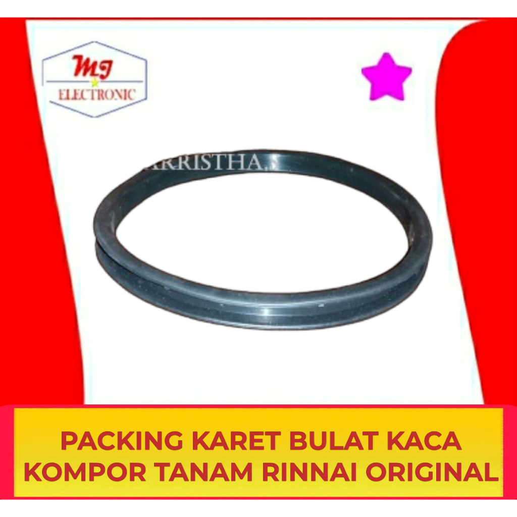 Jual Packing Karet Penyangga Bulat Kaca Kompor Rinnai Tanam Original ...