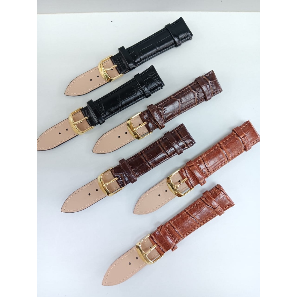 Jual JO ( Corak Kuning ) Tali Jam Tangan Bahan Kalep Sintetis Kulit ...