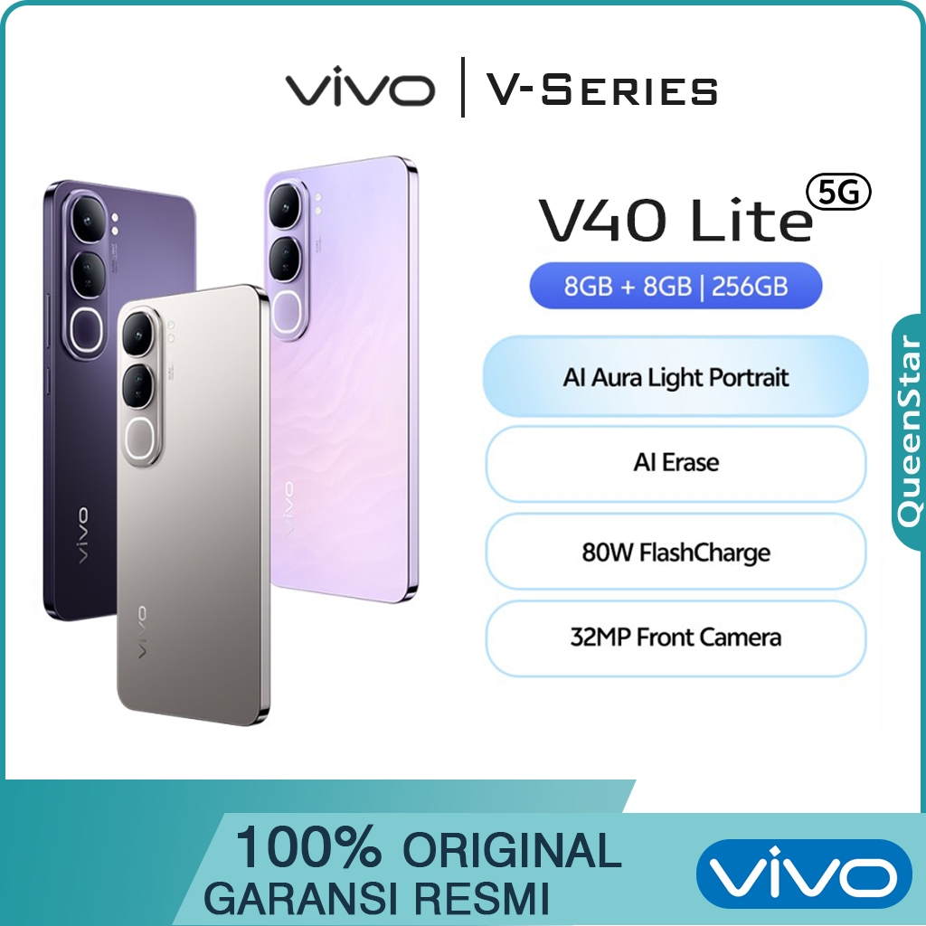 Jual vivo V40 Lite 5G 8/256 (Garansi Resmi) | Shopee Indonesia