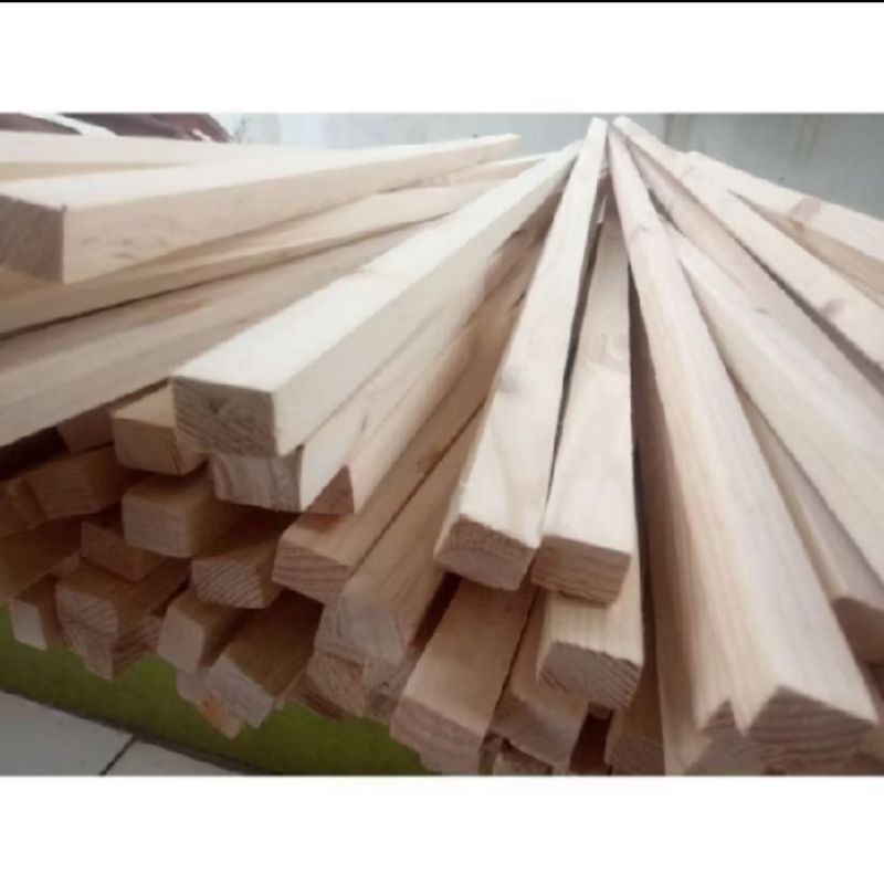 Jual Kayu Reng / Lis Kayu Jati Belanda 1,5x1,5x100cm Sudah Halus Siap ...