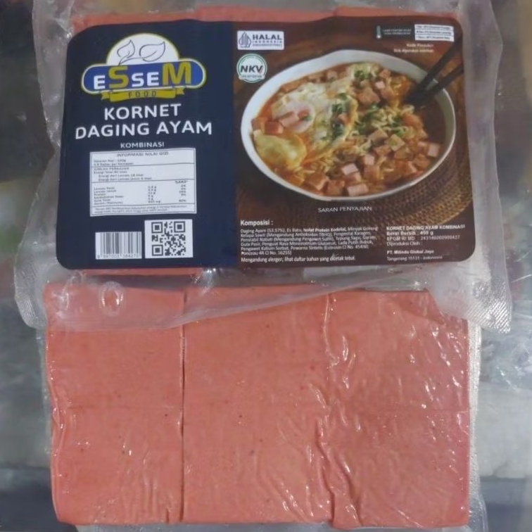 Jual Essem Food Kornet Corned Ayam 450gr isi 18 pcs | Shopee Indonesia