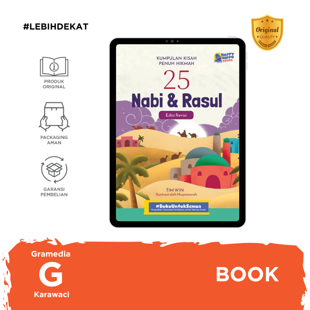 Jual GRAMEDIA KARAWACI - Kumpulan Kisah Penuh Hikmah: 25 Nabi dan Rasul | Shopee Indonesia