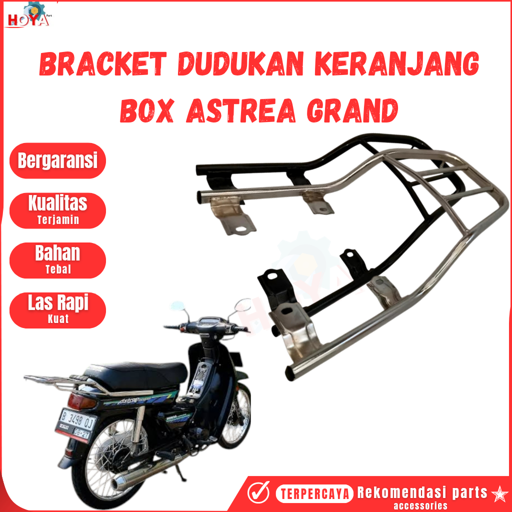 Jual Bracket Breket Dudukan Keranjang Box Honda Astrea Grand | Shopee ...