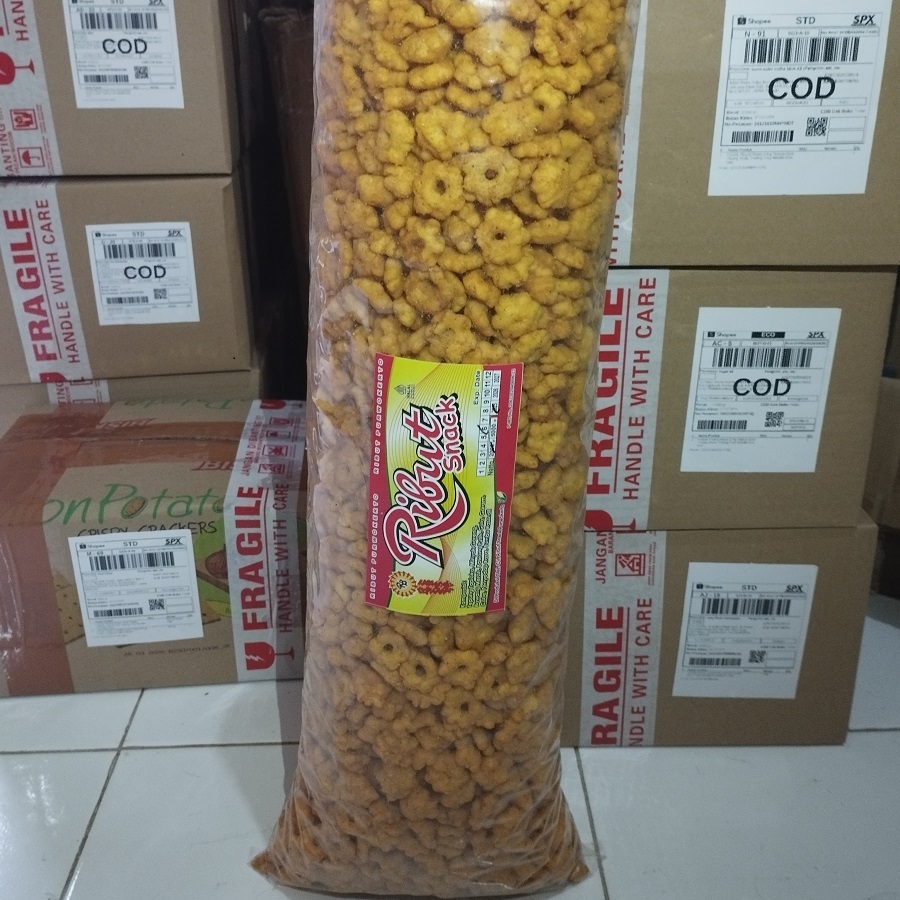 Jual Snack Ribut Kembang Jajan Renyah Gurih 500gr, 1kg, 2kg, EXP ...