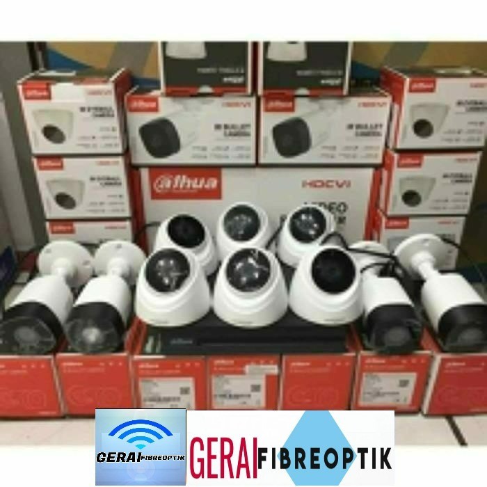 Jual PAKET KAMERA CCTV Dahua 10 CHANNEL 2MP Dengan DVR 16 CHANNEL 2MP ...
