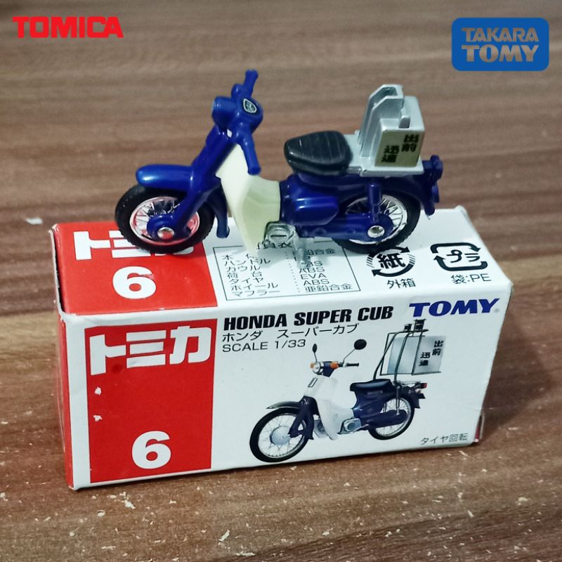 Jual Tomica Tomy Honda Super Cub No. 6 | Shopee Indonesia