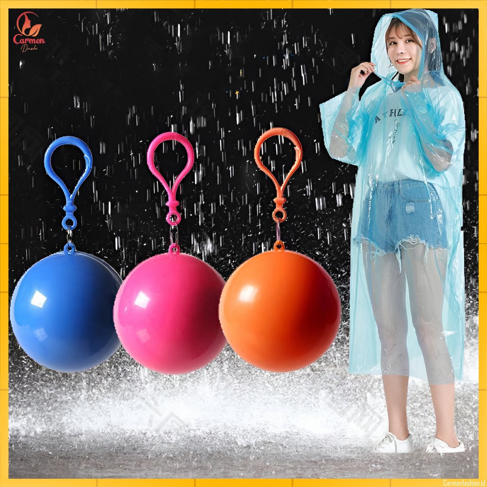 Jual Jas Hujan Plastik Portable Colorful Anti Air Jas Hujan Raincoat ...