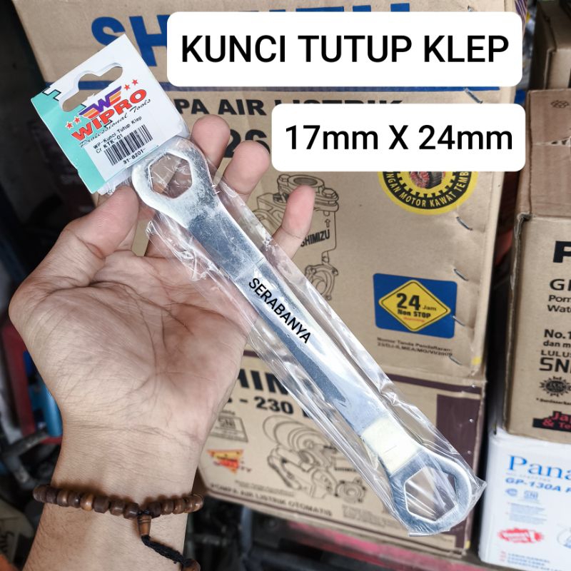 Jual WIPRO Kunci Tutup Klep Semua Motor 17x24/17mmx24mm / Kop Klip ...
