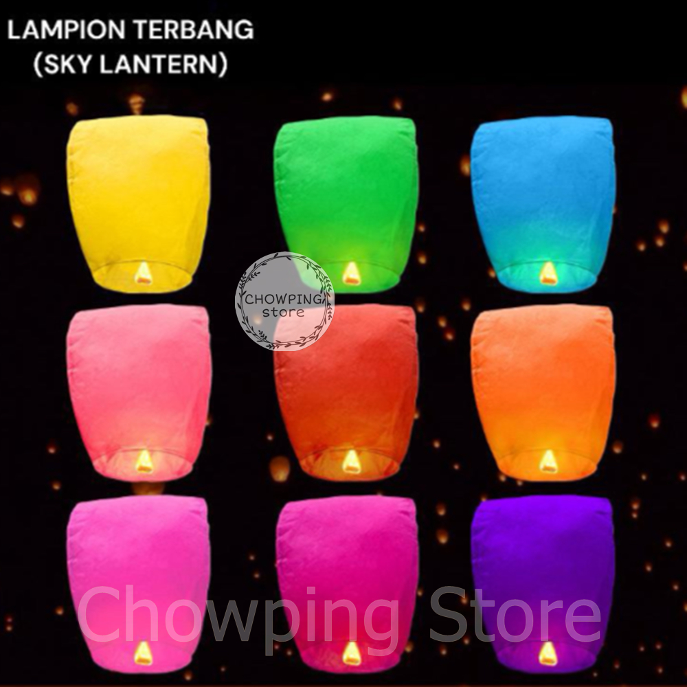 Jual Sky lantern / lampion terbang | Shopee Indonesia