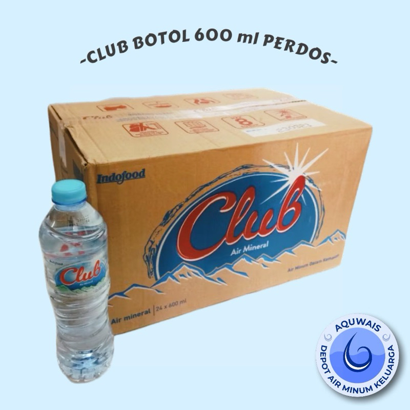 Jual CLUB BOTOL 600 ml PERKARTON PERDOS ISI 24 botol MAKASSAR | Shopee ...
