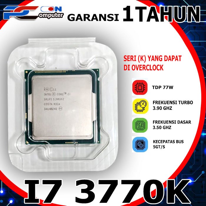 Jual Prosesor Intel Core i7-3770K 3,90 GHz | Shopee Indonesia