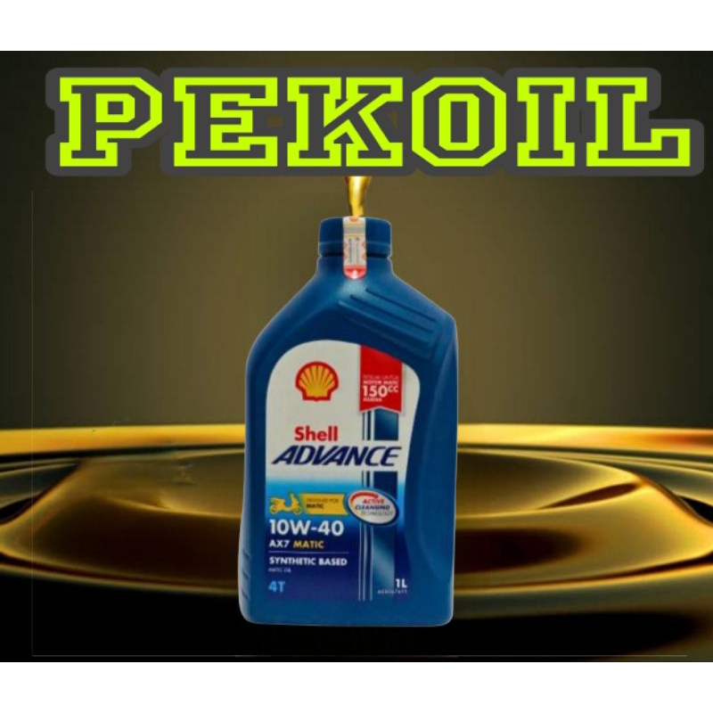 Jual OIL OLI SHELL AX 7 MATIC SCOOTER 10W-40 1 LITER | Shopee Indonesia
