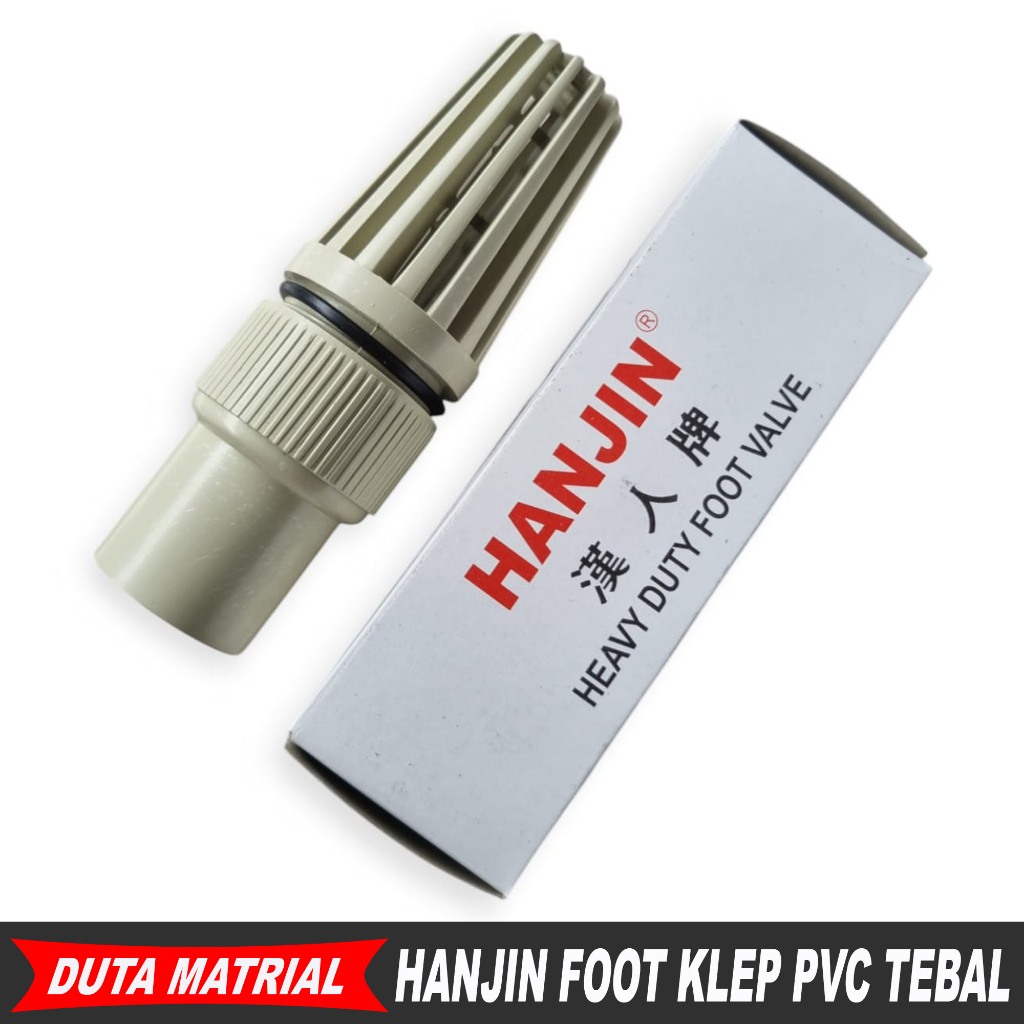 Jual HANJIN Foot Klep PVC Jumbo TEBAL 1" inch - Heavy Duty Foot Valve ...
