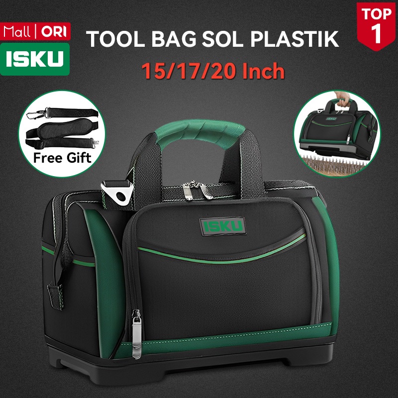 Jual ISKU Tool Bag perkakas Tas Perkakas 15 /17 /20 inch Tas ...