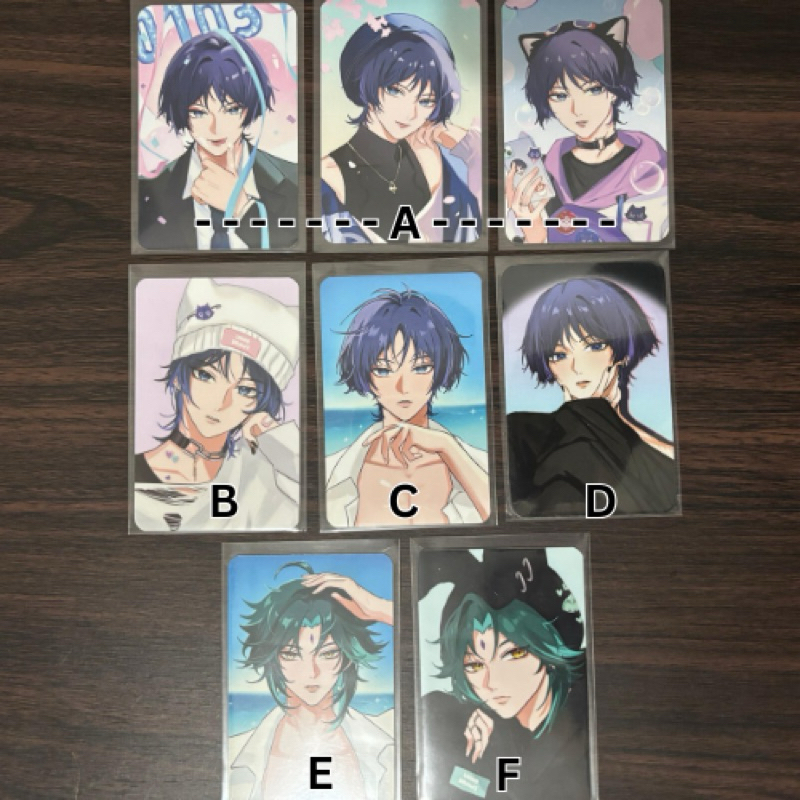 Jual PC Photocard Genshin Impact Xiao & Wanderer / Scaramouche / Scara ...