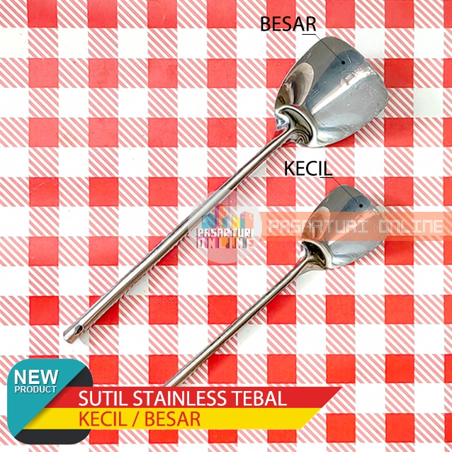 Jual SUTIL STAINLESS TEBAL / Sutil terusan full stainless steel / Sudip ...