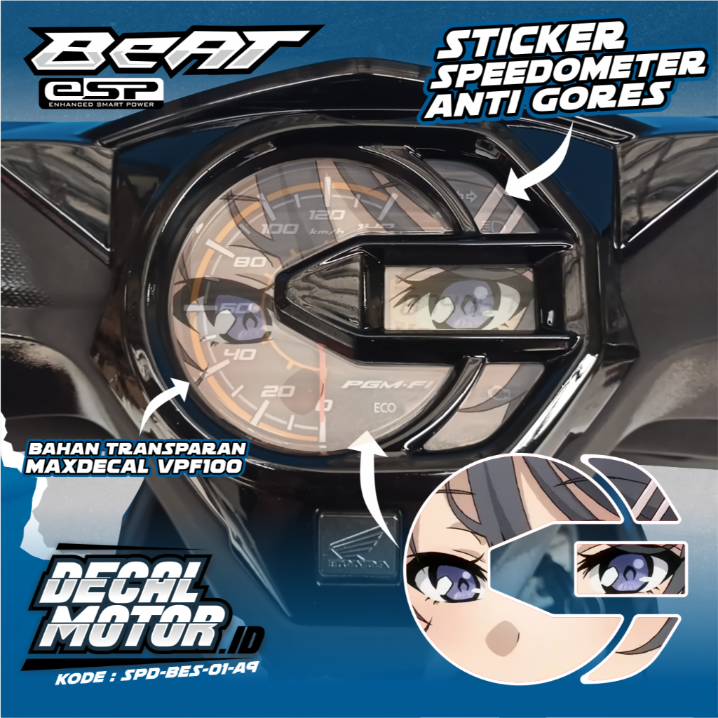 Jual Stiker Antigores Speedometer Beat ESP 2016-2019 Transparan Bening ...