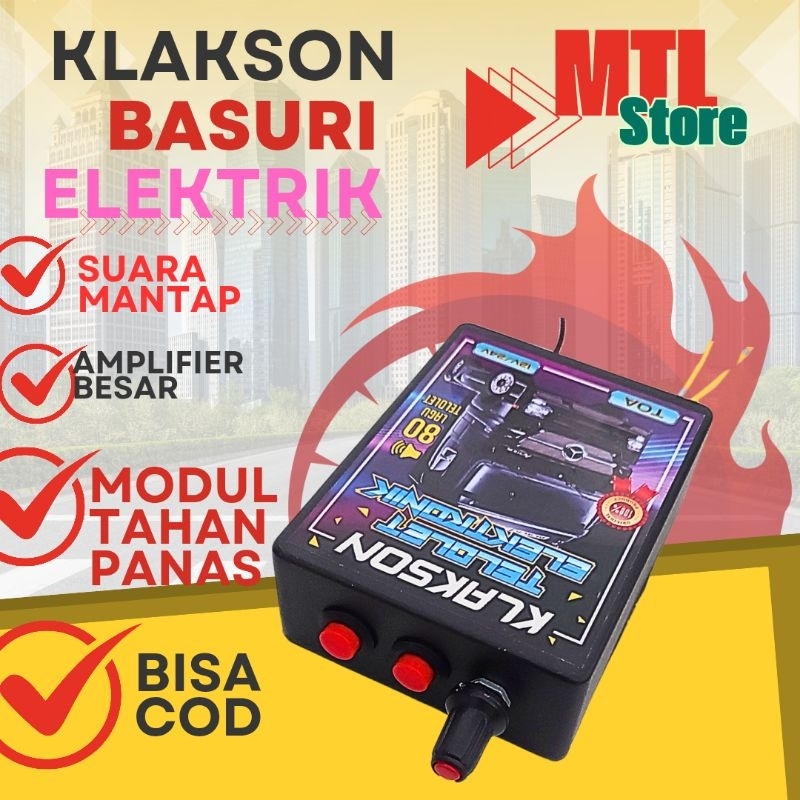Jual Basuri Elektrik 12 NOT- 24 NOT MODUL AMPLI BESAR | Shopee Indonesia