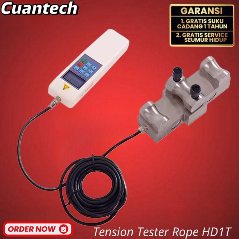 Jual HD-1T Pressuremeter Pressure Tension Tester Rope HD1T Steel Wire ...