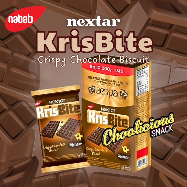 Jual NEXTAR KrisBite Crispy Chocolate Biscuit Richoco Biskuit Salut ...