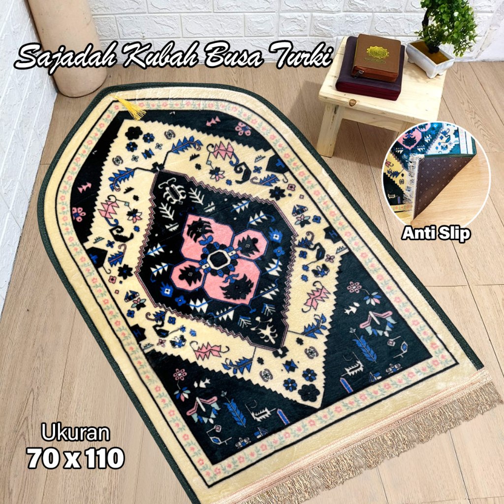 Jual Sajadah Kubah Busa Turki Rumbai 70 x 110 / Sajadah Busa Empuk ...