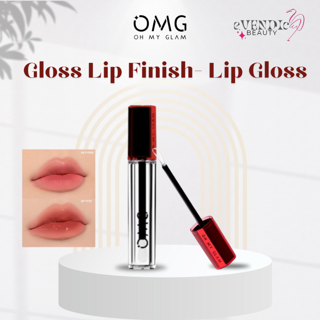 Jual READY OMG OH MY GLAM Gloss Lip Finish- Lip Gloss - Transform Your ...