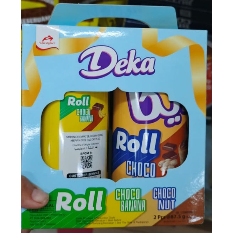 Jual Deka wafer roll paket hampers idul Fitri isi 2 kaleng @87.5gr ...
