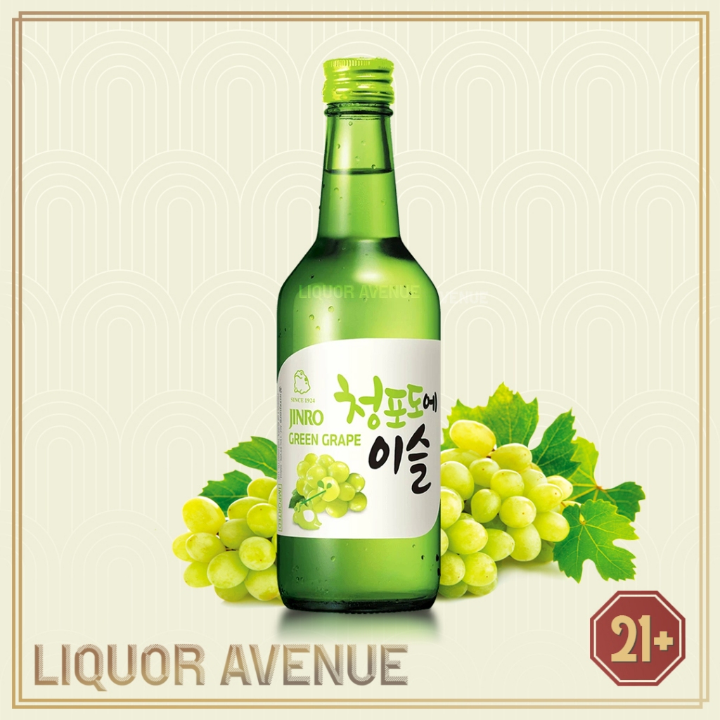 Jual JINRO Chamisul Green Grape Korea Soju 360ml | Shopee Indonesia