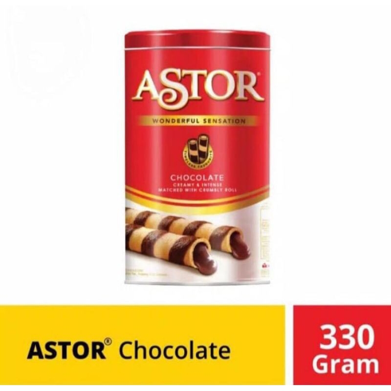 Jual Astor Chocolate kaleng @330 gram | Shopee Indonesia