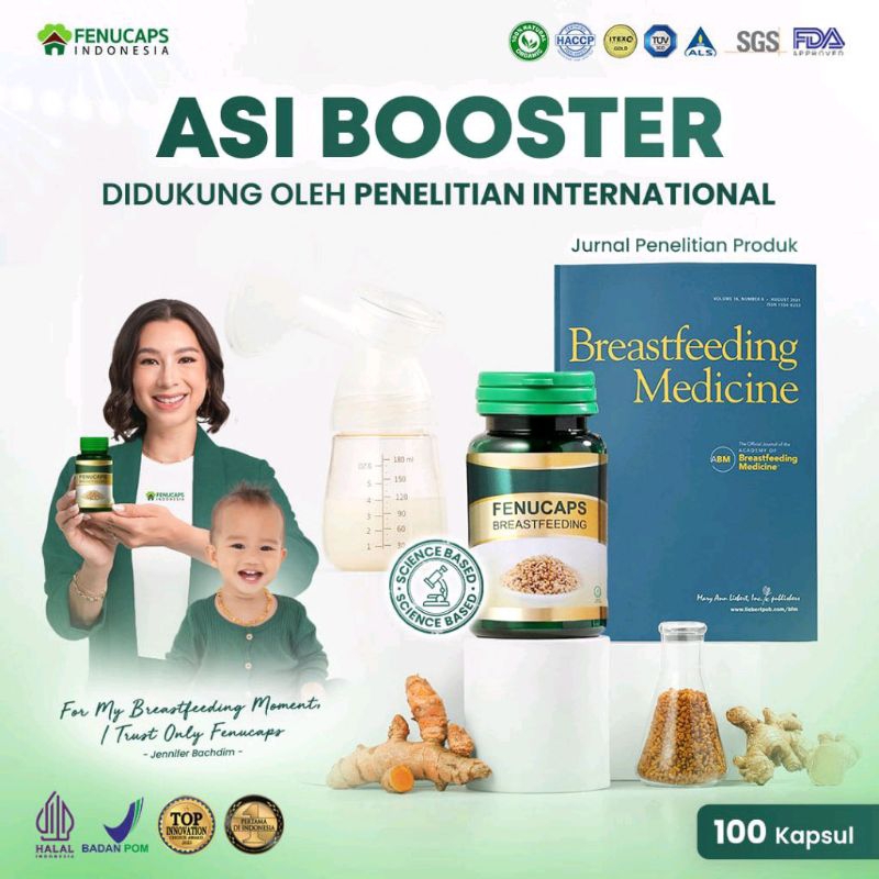 Jual Fenucaps Asi Booster Pelancar Asi 100 Kapsul | Shopee Indonesia