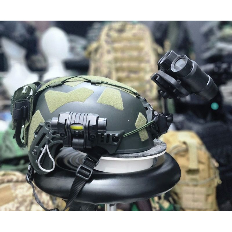 Jual Helm Balistic level 3A Scorpio full aksesoris GPNVG lensa 4 dan ...