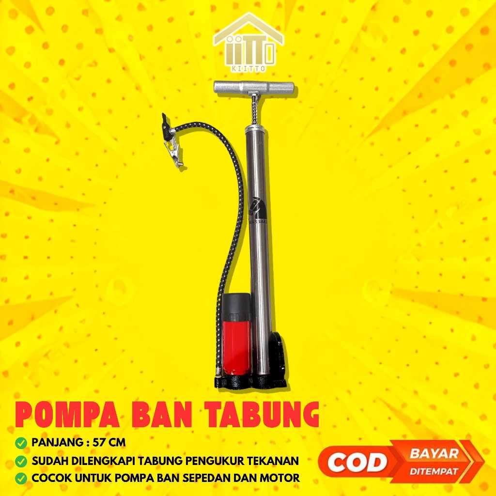 Jual POMPA BAN TABUNG METER SEPEDA / POMPA BAN SEPEDA / POMPA MOTOR ...