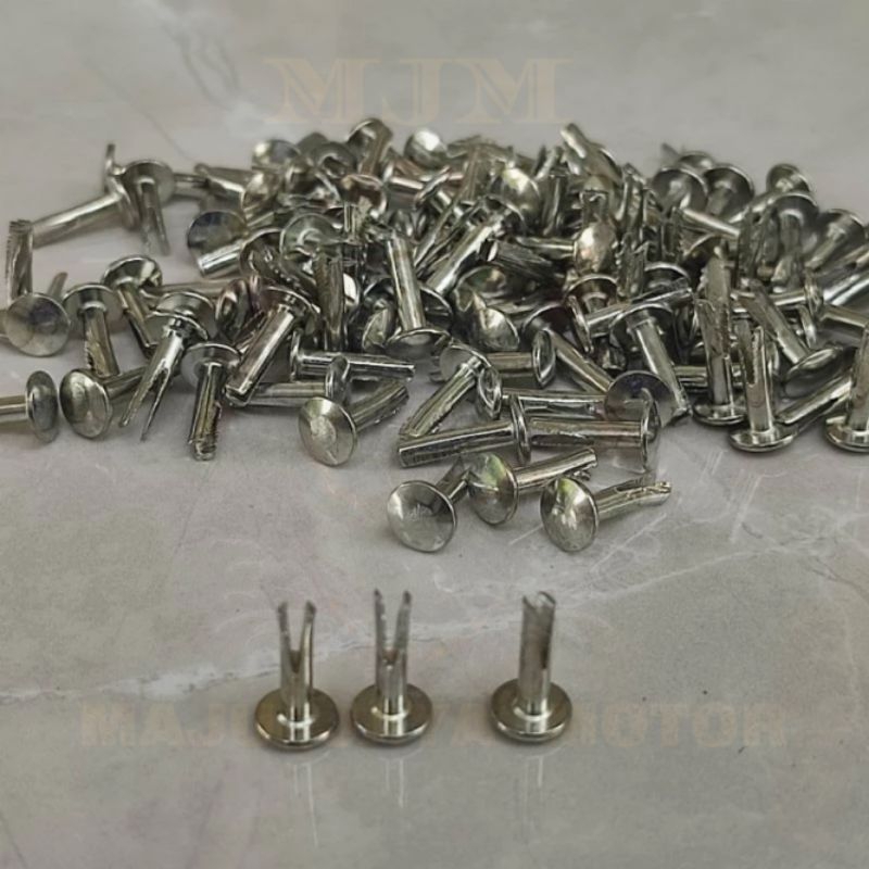 Jual Paku Belah / Paku Rivet Untuk Pasang Tali Helm | Shopee Indonesia
