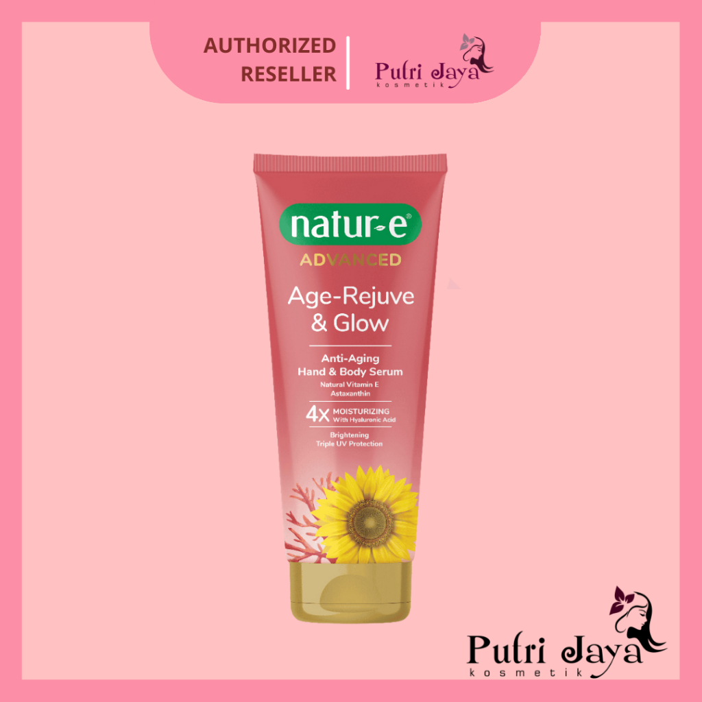Jual NATUR-E ADVANCED AGE REJUVE GLOW HANDBODY SERUM 180ML | Shopee ...