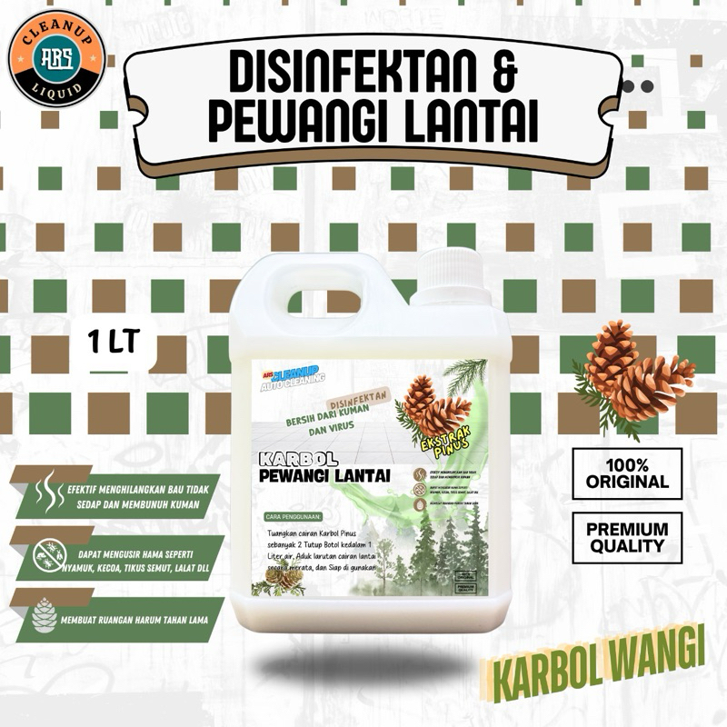 Jual ARSCLEAN PEMBERSIH DAN PEWANGI LANTAI/ Dengan aroma Ekstra Pinus ...