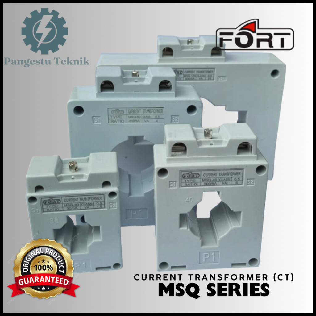 Jual Fort CT Current Transformer MSQ60 500A 600A 800A 1000A 1200A / 5A | MSQ 60 Busbar Hole 10 x ...