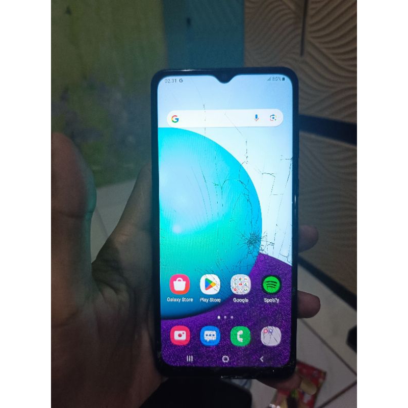 Jual samsung Galaxy A02 minusan lcd mesin normal | Shopee Indonesia