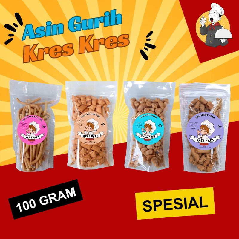 Jual Kres-Kres Stick Bawang, Pang-Pang Manis, Kacang Peyek, Usus Krispi ...