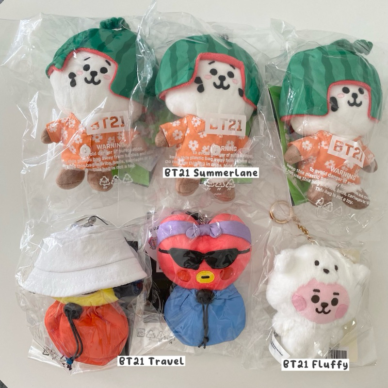 Jual [Ready] Official BT21 Fluffy Photocard Holder | BT21 Cahol Fluffy ...