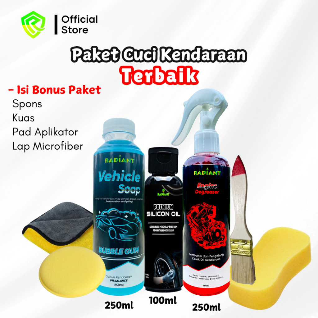 Jual Paket Cuci Motor dan Mobil PREMIUM - Sabun Kendaraan - Engine ...