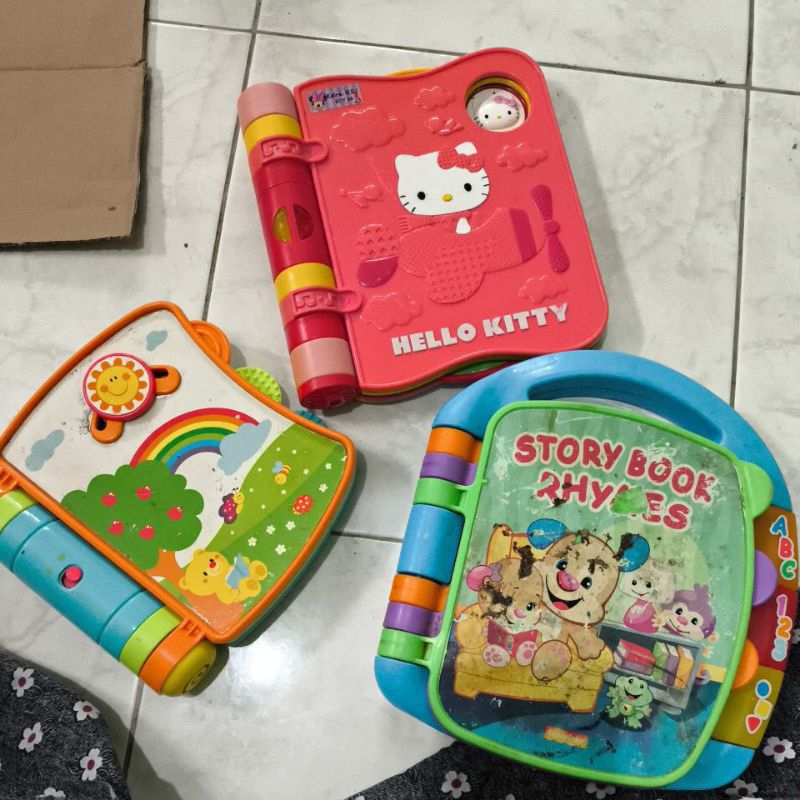 Jual elektrik book mati total original sanrio, fisher price original ...