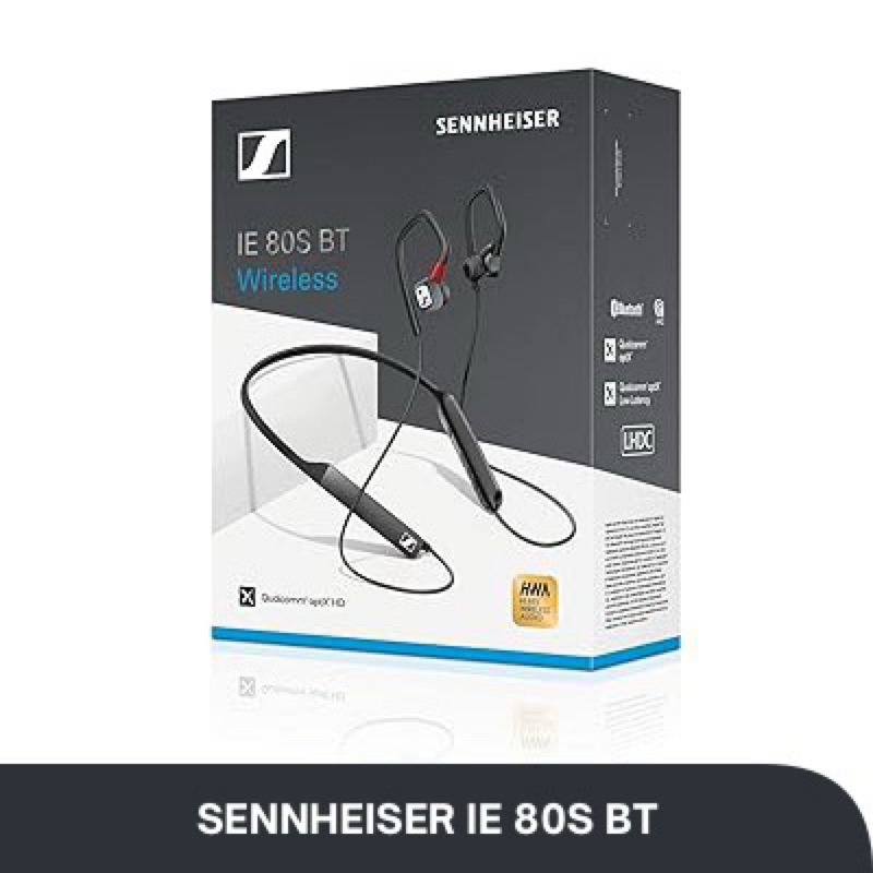Jual Sennheiser IE 80S BT Audiophile In-Ear Bluetooth Headphones ...