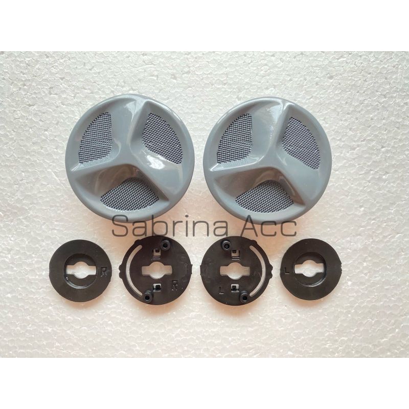Jual Paket Side Lock dan Gear Cover Helm Yamaha Grand Filano Original ...