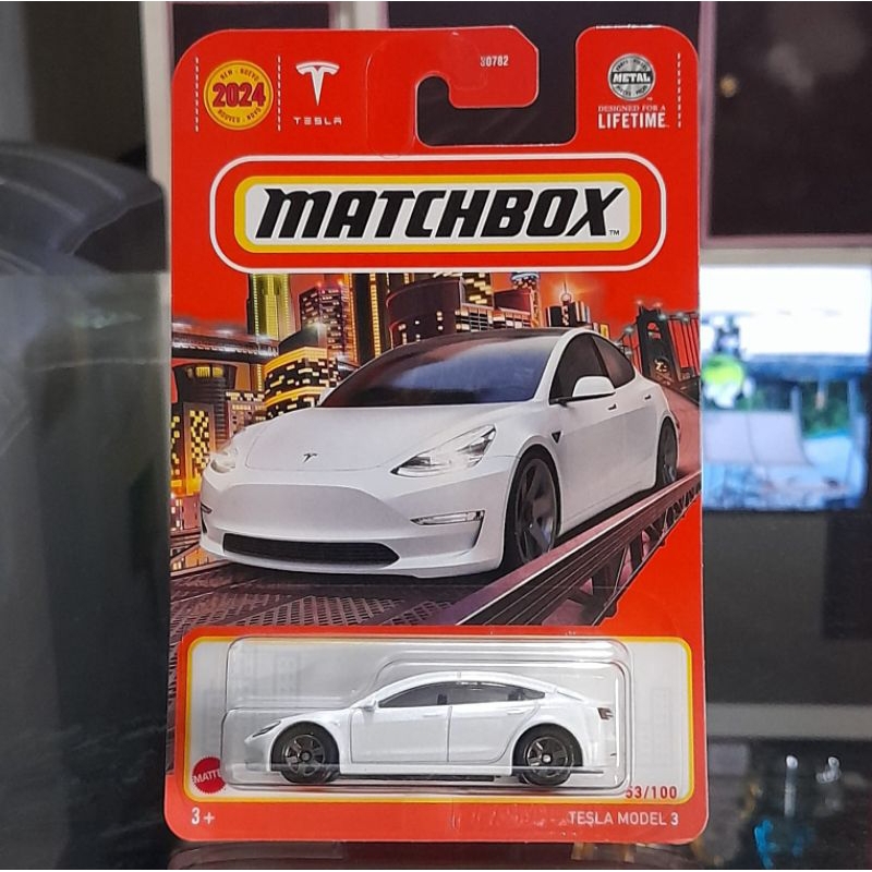 Jual COLLECTOR MATCHBOX TESLA MODEL 3 PUTIH | MATCHBOX ORIGINAL TESLA ...