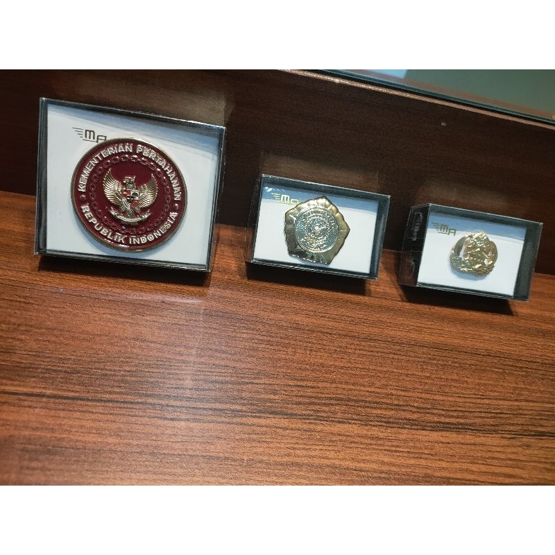 Jual Emblem Baret Kemhan, pin/brevet bela negara, pin/brevet korpri ...